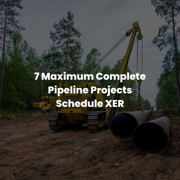 7 Maximum Complete Pipeline Projects Schedule XER | Softedemy