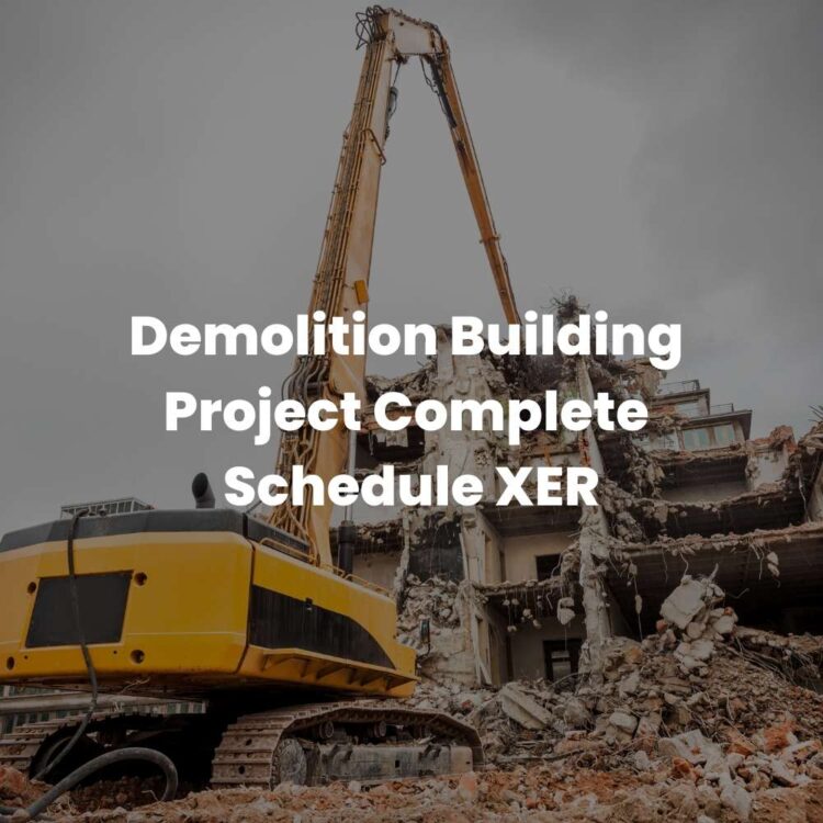 Demolition Building Project Complete Schedule XER | Softedemy