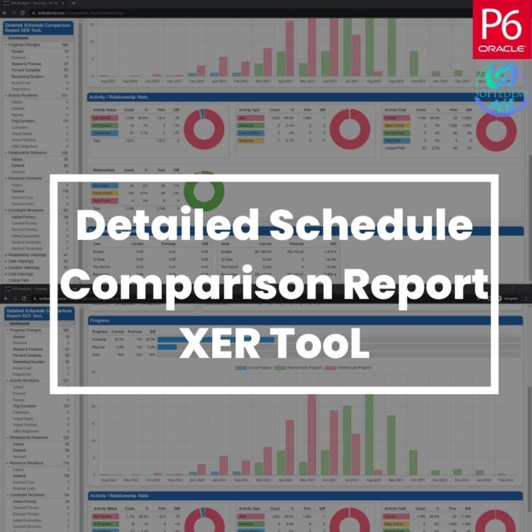 0-Detailed Schedule Comparison Report XER TooL | Softedemy